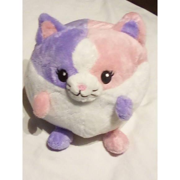 Toys | Pink Purple White Cat 6 Plush Stuffed Toy By Squishable From ...